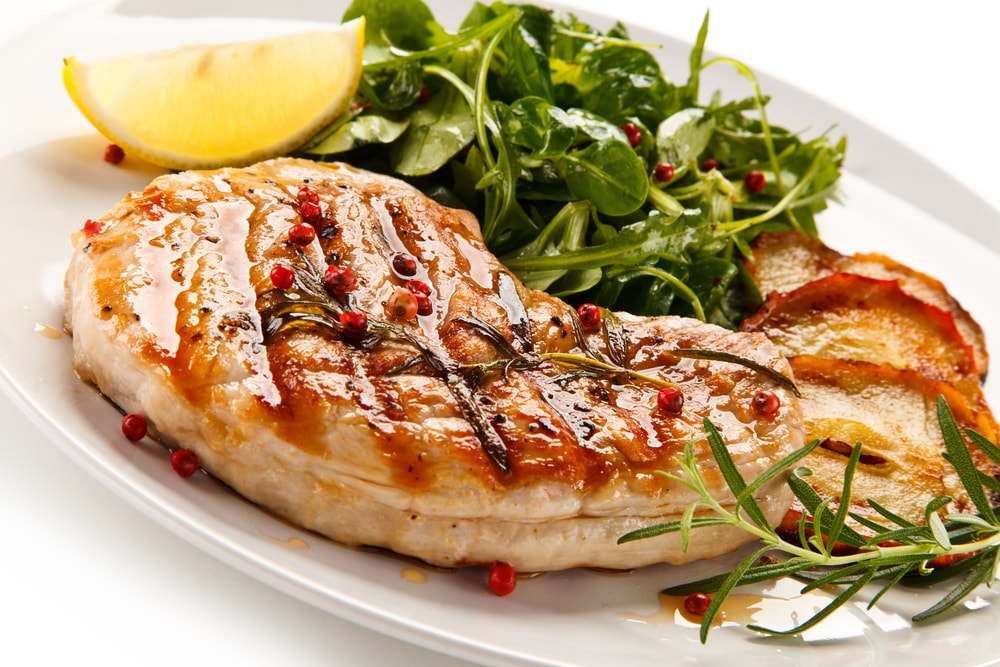 Mouth Watering Honey Butter Grilled Chicken Fillet Air Fryer